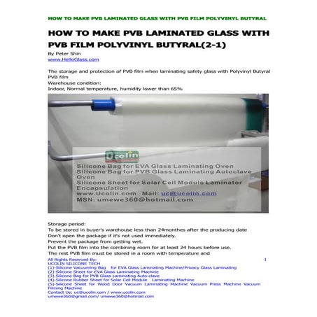 0731HOW TO MAKE PVB LAMINATED GLASS WITH PVB FILM POLYVINYL BUTYRAL(2-1 ...