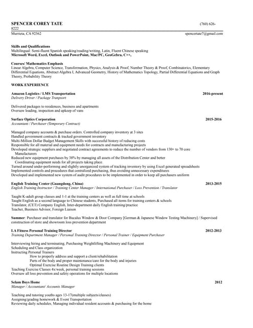 Iight House Resume | PDF