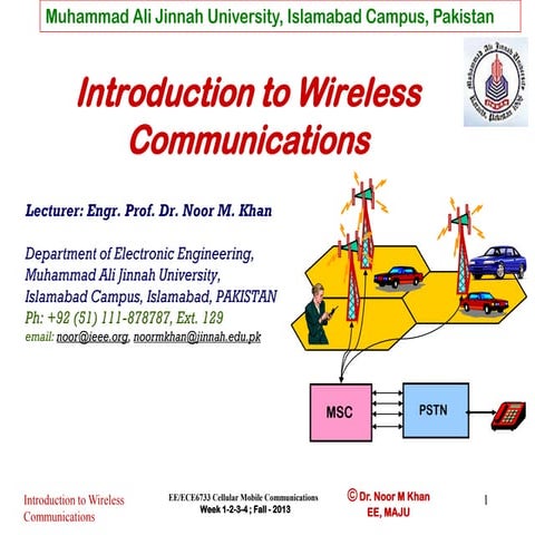 Wireless communication and cellular concept | PDF