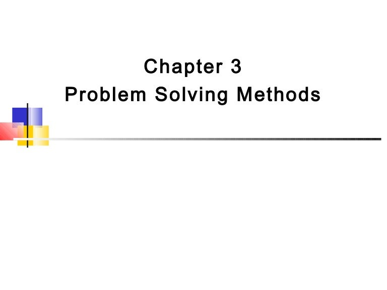 approaches to problem solving slideshare