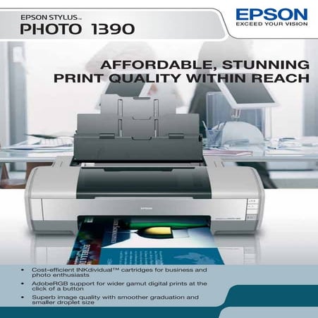 Epson 1390 | PDF
