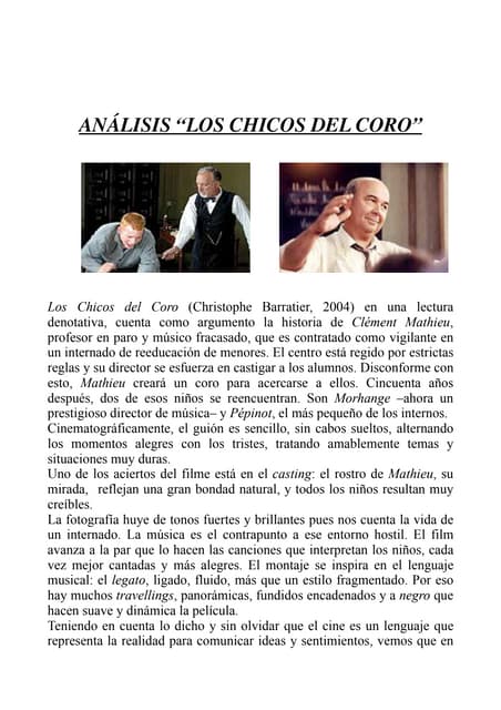 Los chicos del coro | PDF
