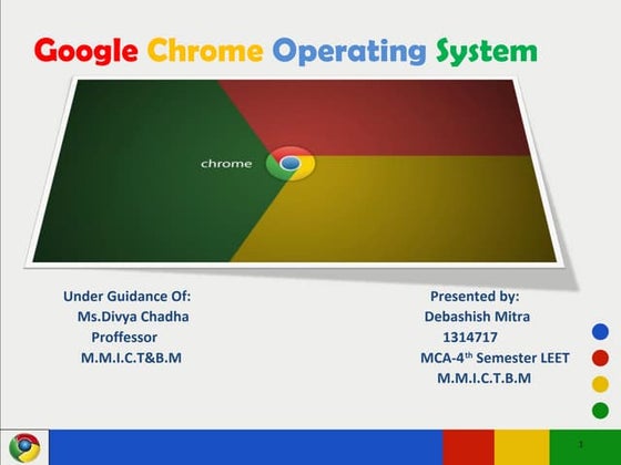 Google Chrome Operating System | PDF