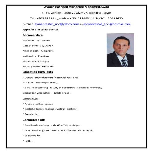 Ayman Rasheed Mohamed Mohamed Awad 1(2) | PDF