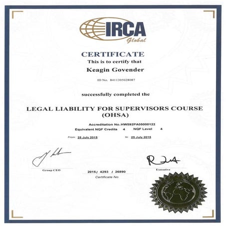 IRCA Legal Liability | PDF