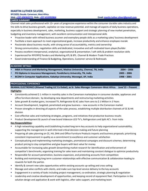 2019 professional cv dharmendra | PDF