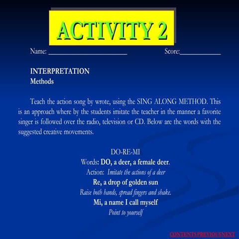 Pap Siren Song (Presentation) | PPT