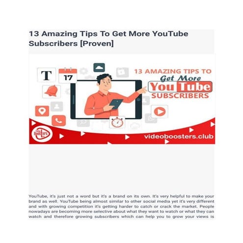 13 Amazing Tips To Get More YouTube.pdf