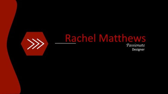13 a portfolio rachel matthews | PPT