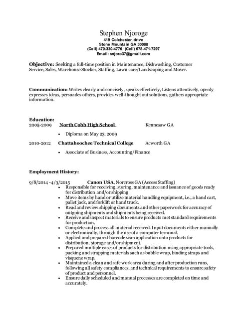 My New Resume | DOCX