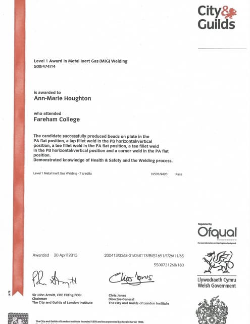 CERTIFICATE OF APPRENTICESHIP | PDF