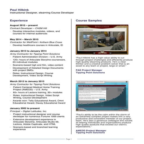 paul_hilbink_resume_2015 | PDF