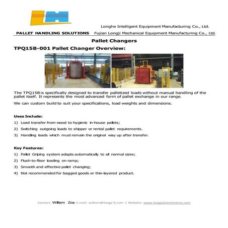 Pallet Changers | PDF