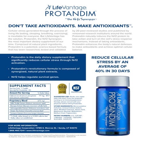 Protandim_Product_Sheet-Englis | PDF