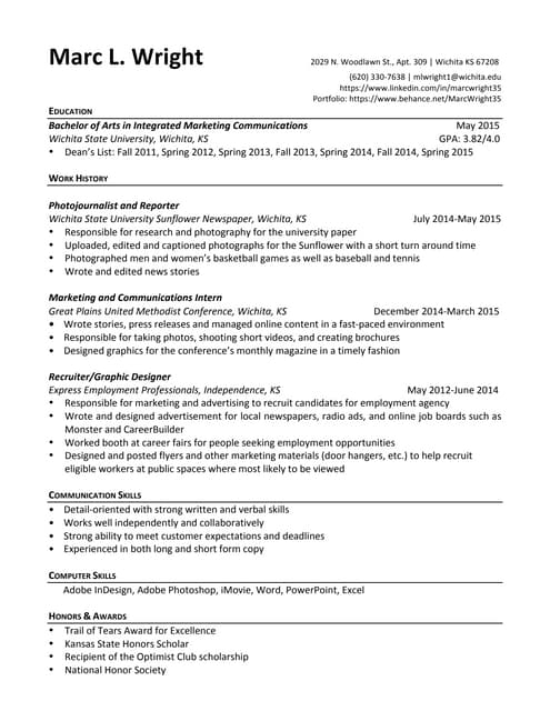 SLB RESUME 2015 | PDF