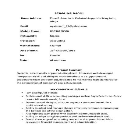 my cv2 | PDF