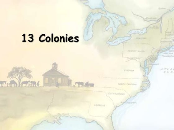 13 colonies | PPT