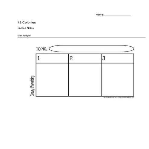Geography of the 13 Colonies (8.10) | PDF