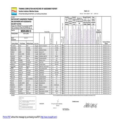 13 comp report- msds-009-13 ( july 22,2013 ) tcroa | PDF