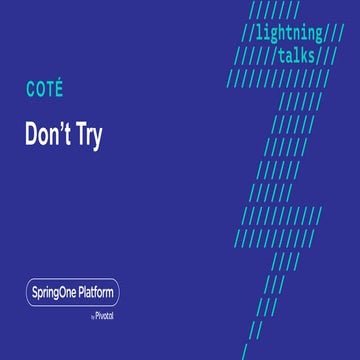 Don't Try | PPT