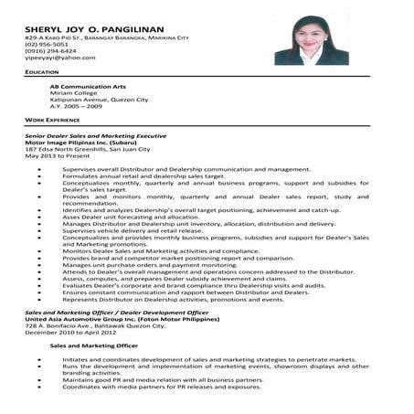 Sheryl Joy Pangilinan _ Resume | PDF