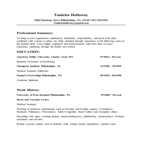 2016 resume | PDF