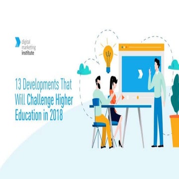 13 Developments that will Challenge Higher Education | PPTX | College ...