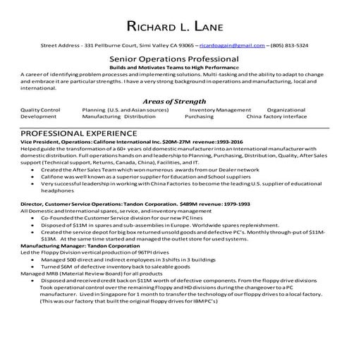 Sandy's Resume | DOCX