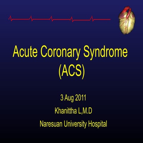 Acute Coronary Syndrome | PPT
