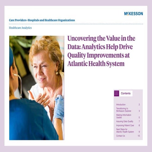 Atlantic Health System Case Study for McKesson | PPT