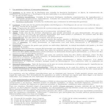 Genètica Mendeliana.ppt Ciencias Naturales | PPT