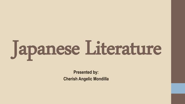 21st century asian literature | PPTX