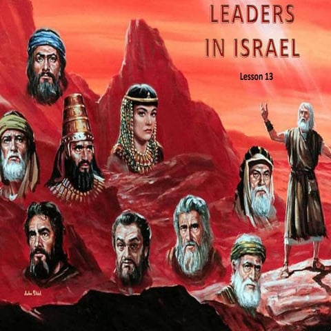13 leaders in israel | PPTX
