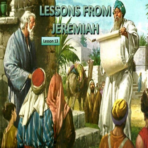 01. the prophetic calling of jeremiah