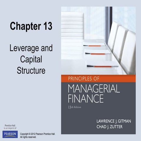 13 leverage and capital structure | PPT