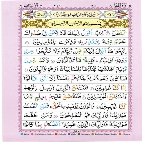 Surah Al Aaraf | PDF