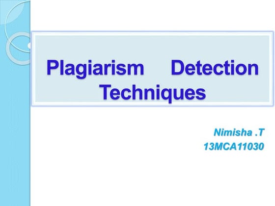 Plagiarism | PPT