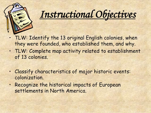 The Thirteen Colonies | PPT