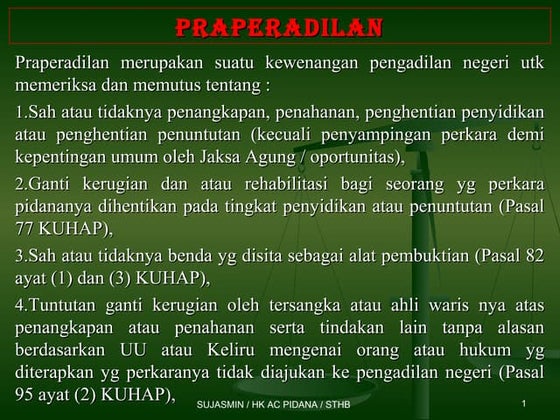 Analisis Putusan praperadilan kasus budi gunawan oleh hakim sarpin ...