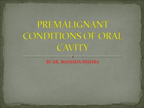 OSMF Oral Sub mucous Fibrosis -Oral Medicine | PDF