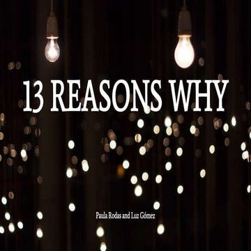 13 Reasons Why | PPTX