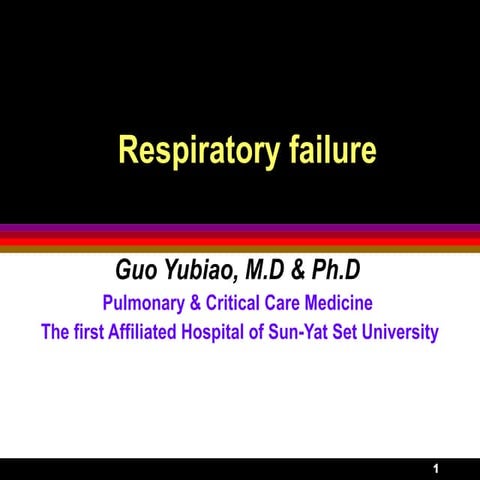 13 respiratory failure | PPT