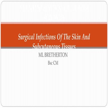13 Surgical Infections of the Skin and Subcutaneous Tissues.pptx