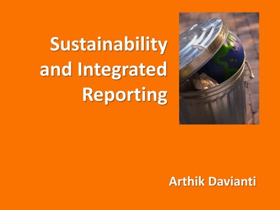 An introduction to sustainability reporting | PPT | Business ...
