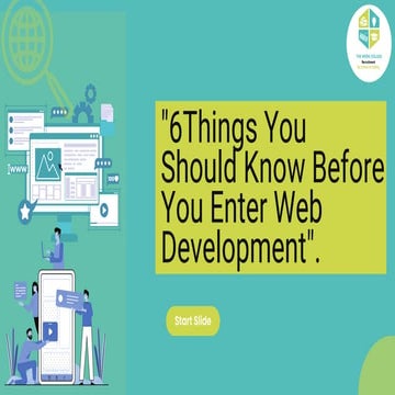 Essential Insights to Kickstart Your Web Development Career | PPT