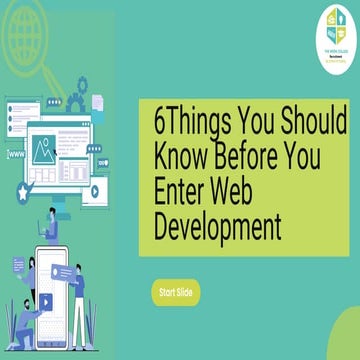Essential Insights to Kickstart Your Web Development Career | PPT