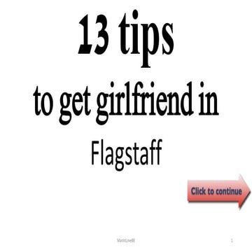 13 tips to get girlfriend in indianapolis | PPTX