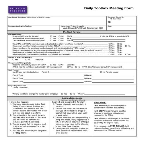 Toolbox Talk Meeting Training Procedure.pdf