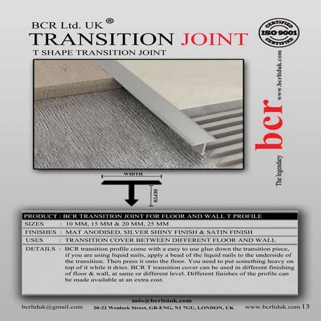 13 transition joint data sheet | PDF
