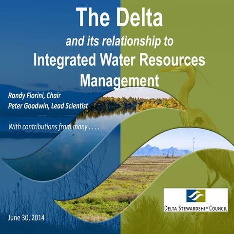 The Delta and its relationship to Integrated Water Resources Management ...